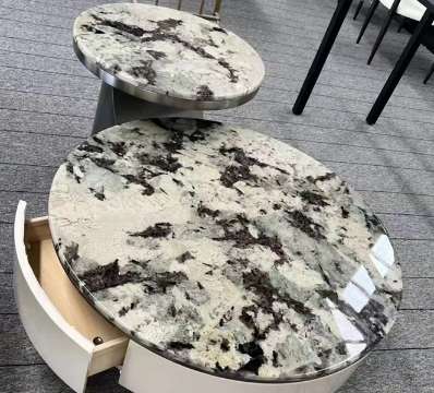 Natural High-Quality Alaska Blue Granite Slab For Hotel